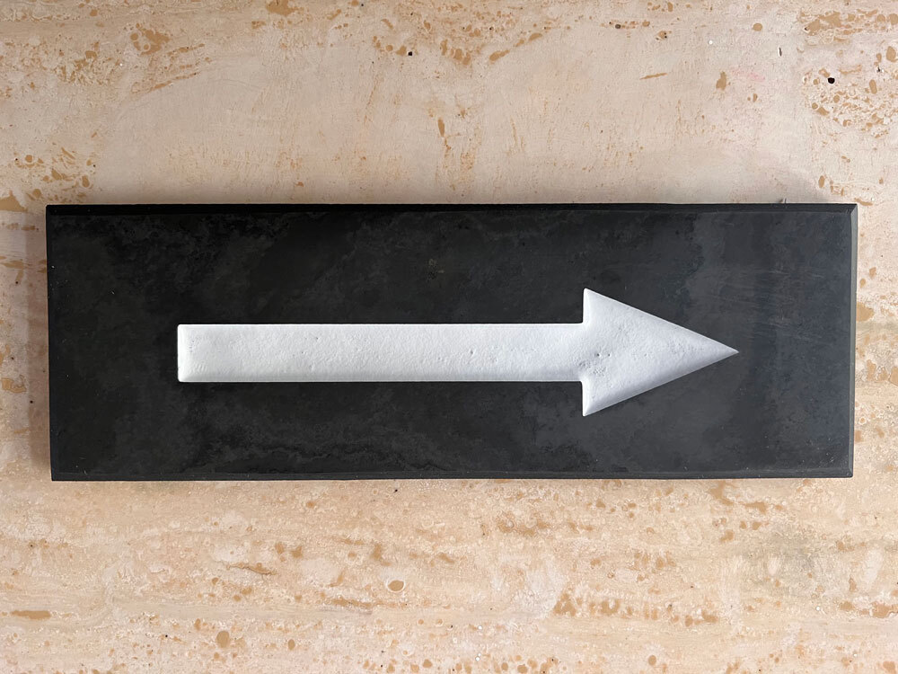 Arrow Sign 1 | Welsh Slate House Signs