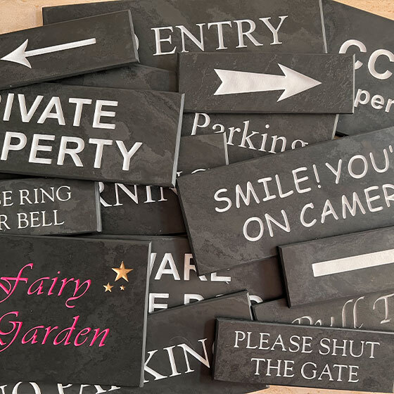 Signage | Welsh Slate House Signs