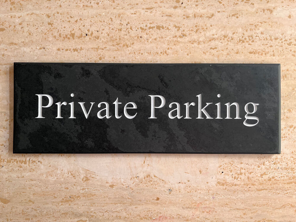 Private Parking Sign | Welsh Slate House Signs